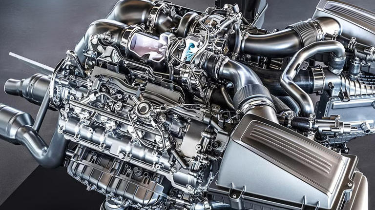 The hot vee engine layout revolutionized turbocharging, and this was ...