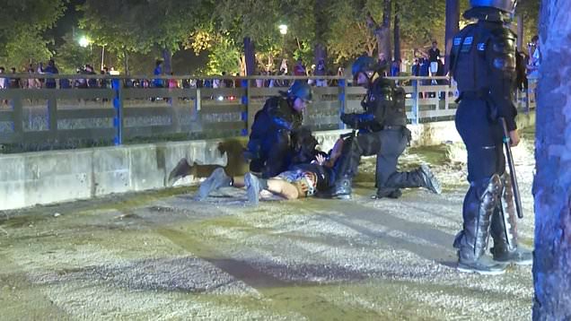 Chaos erupts in Paris as PSG Champions League celebrations descend into ...