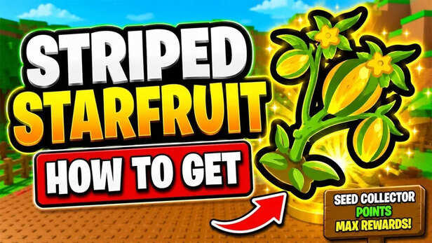 How to get the striped starfruit seed in Build a Ring Farm Roblox and ...
