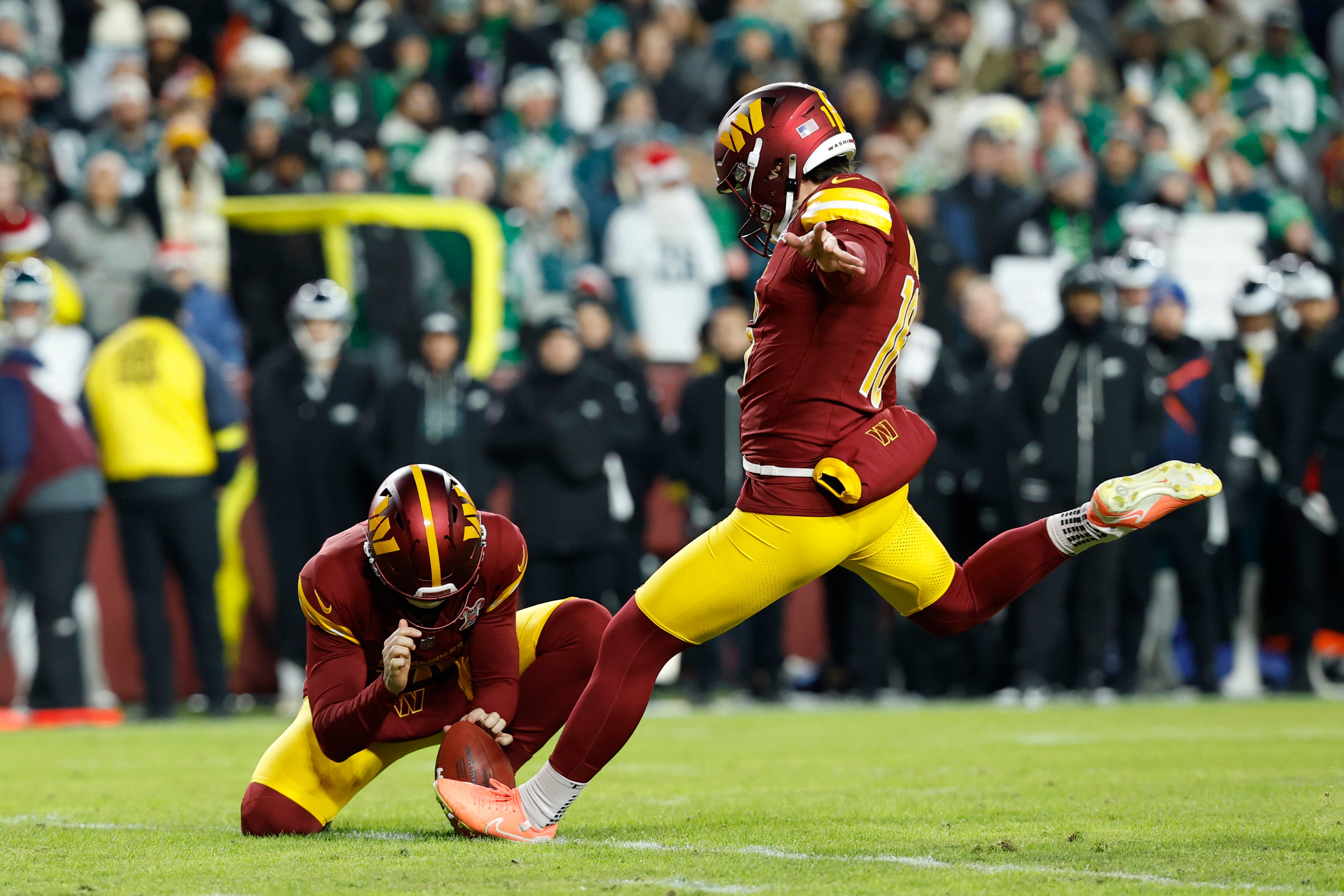 Commanders officially have a kicking competition