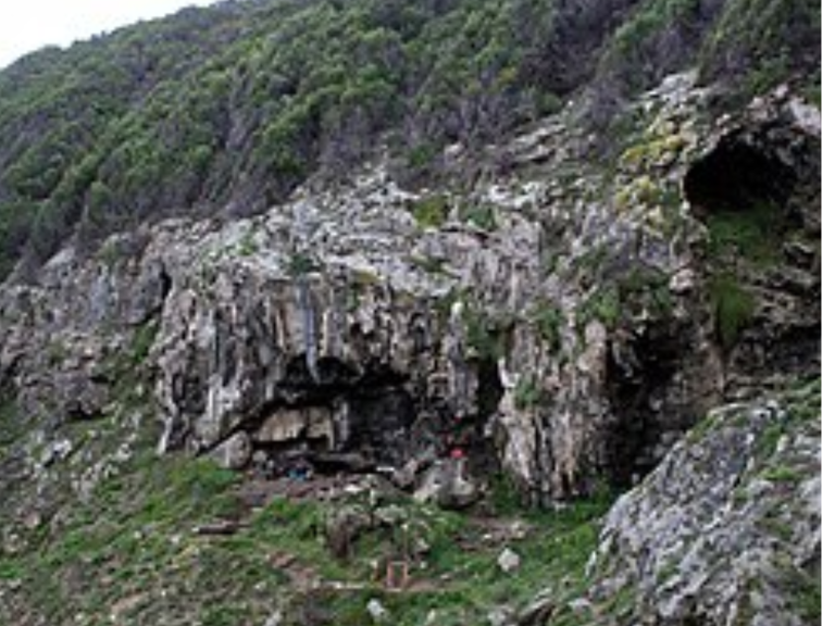 In 2011, archaeologists cleaned the cave ash and found red lines that ...