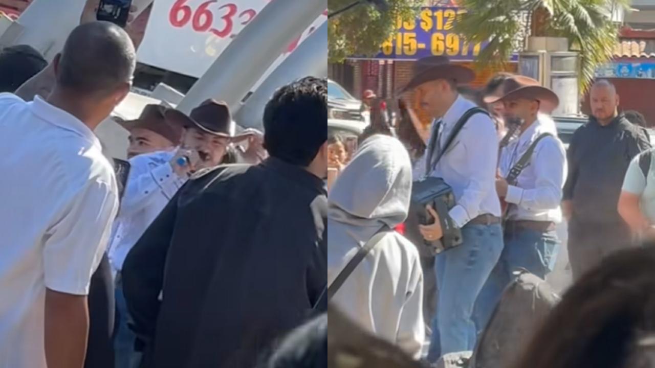 Integrantes de Grupo Frontera fueron vistos esta tarde en la garita de ...