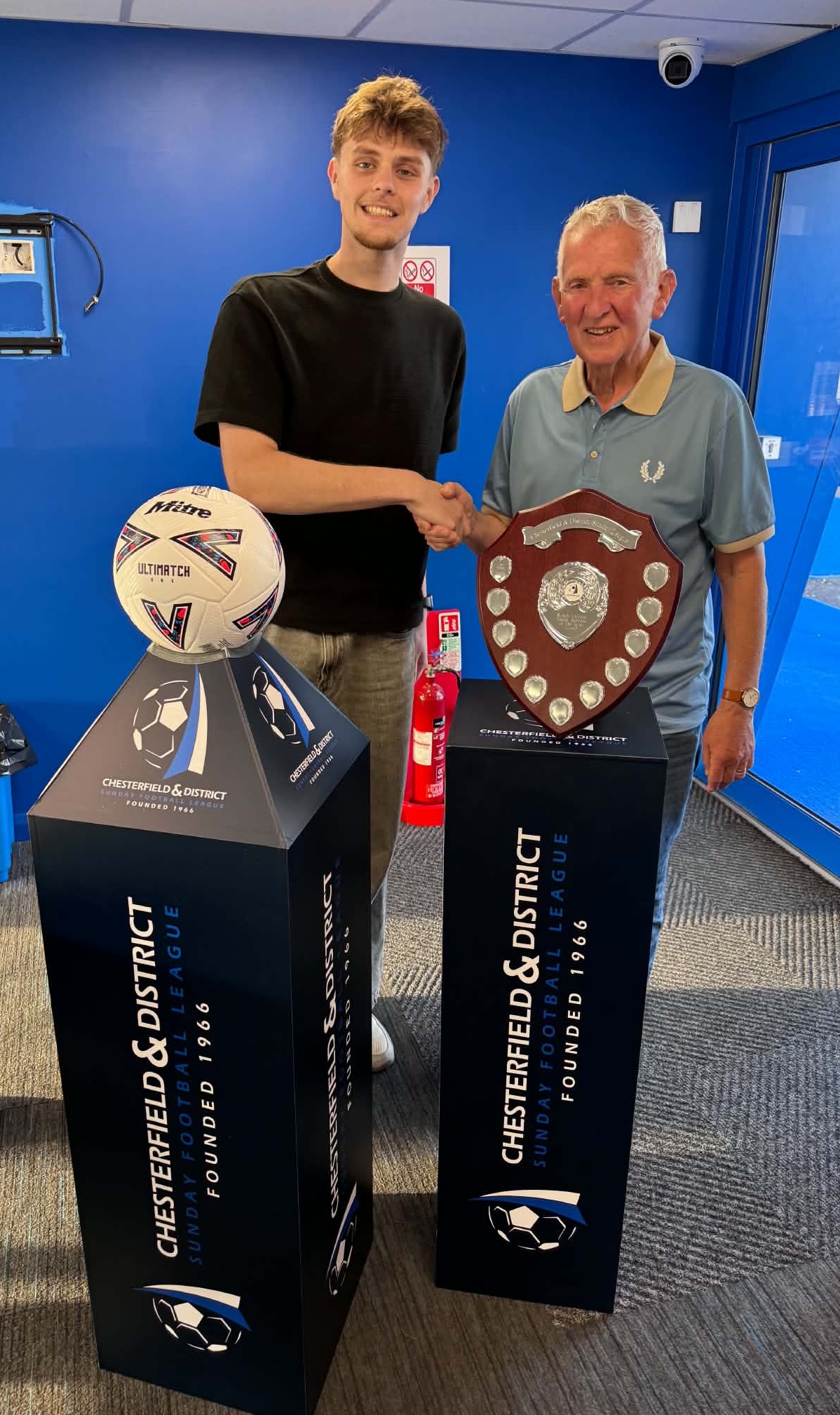 Officials honoured in Chesterfield grass-roots football league