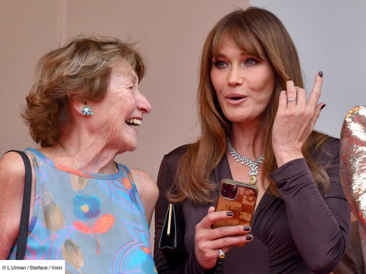 Carla Bruni partage un tendre cliché avec sa maman Marisa pour la fête ...