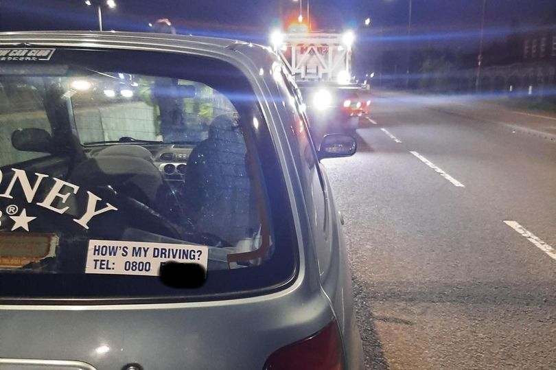 Hilarity as Nissan Micra picks wrong car for Flintshire drag race