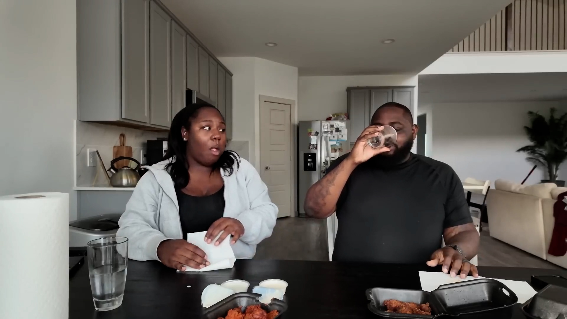 Tricking husband into drinking water from the toilet bowl
