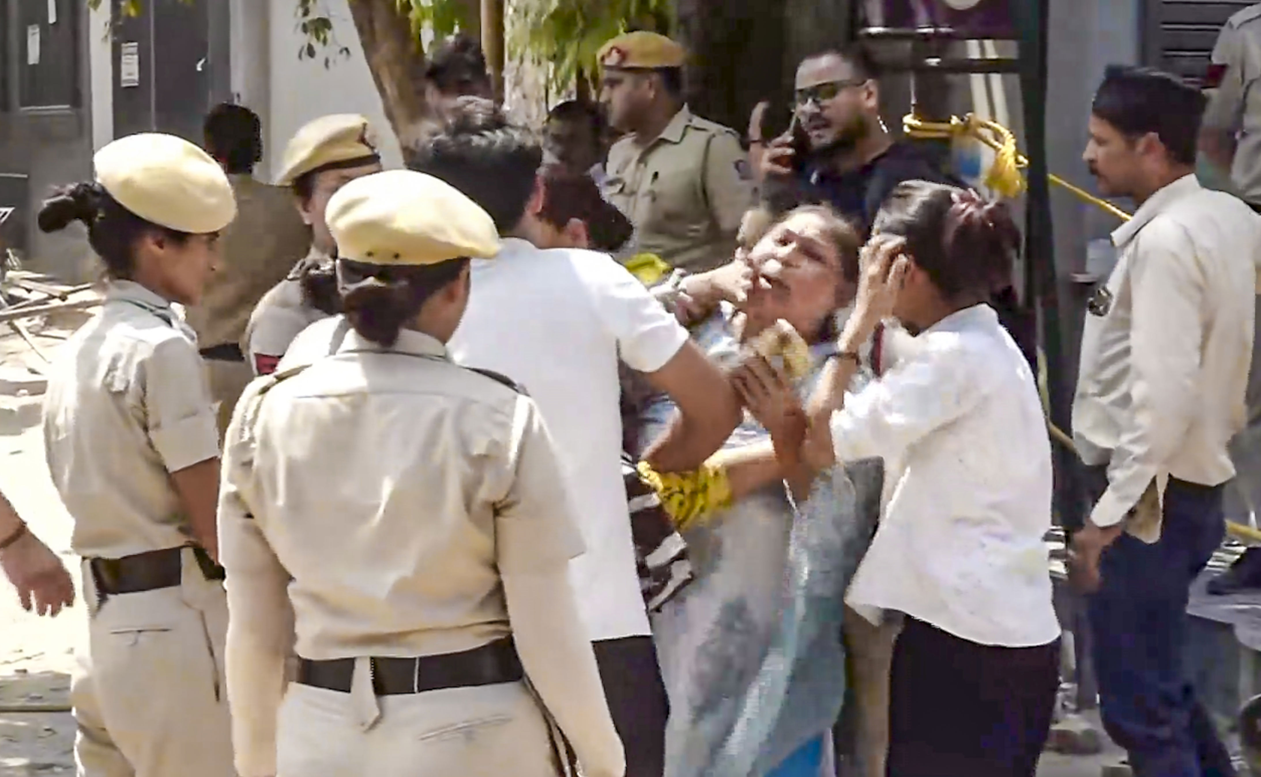 Rekha Gupta visits Saket building collapse site, orders criminal case ...