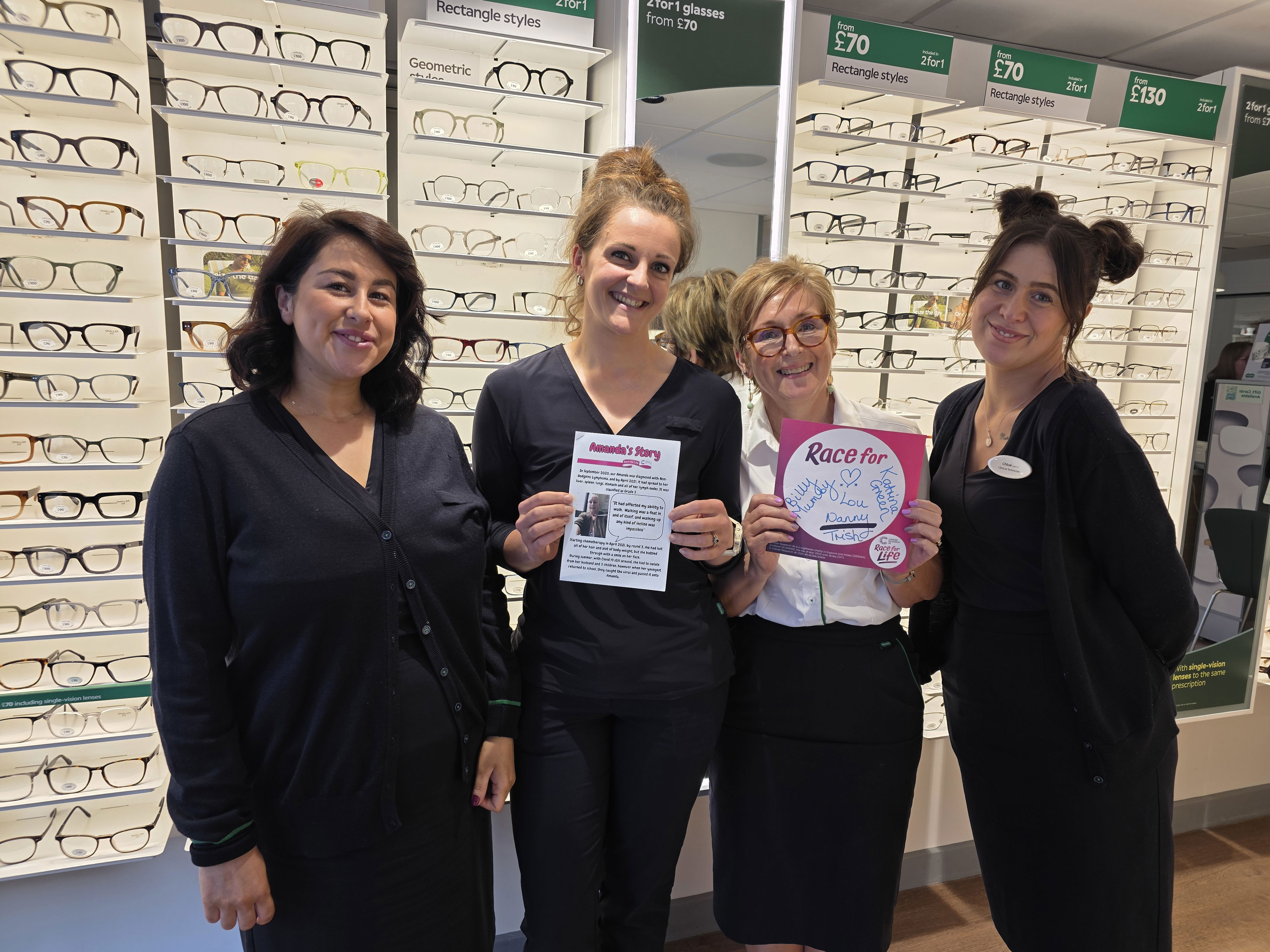 Derbyshire optical team set sights on 10km finish line