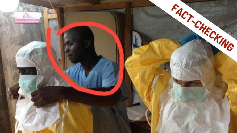 No, questa foto non dimostra che l’epidemia di Ebola sia un complotto ...