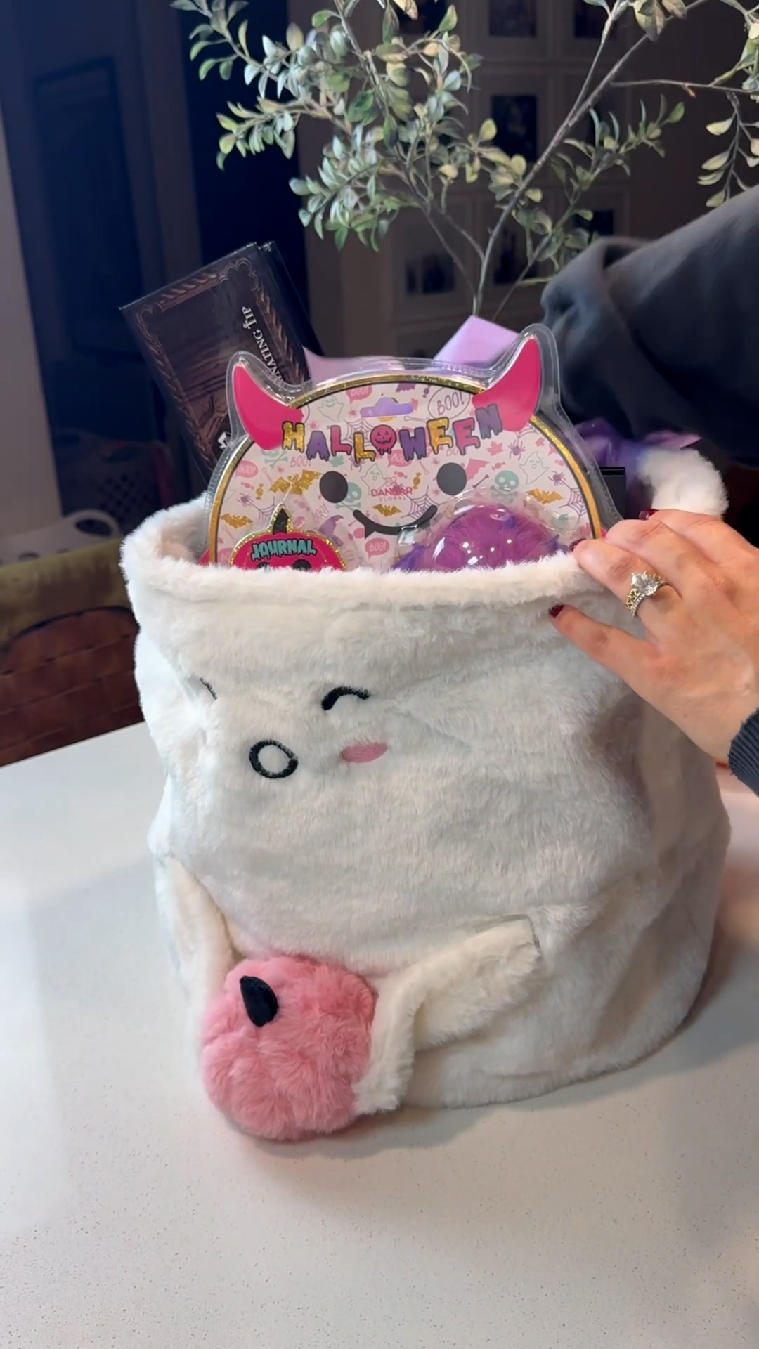 Putting together a thoughtful Halloween treat basket surprise