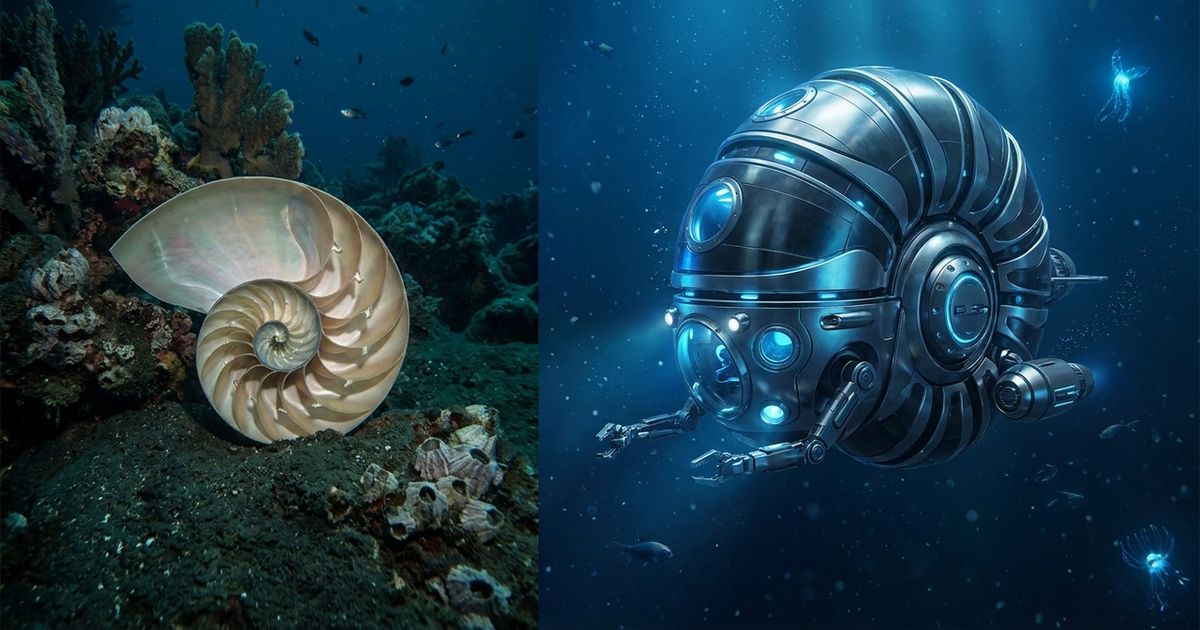 Como a concha do nautilus inspira a engenharia de submarinos e revela ...