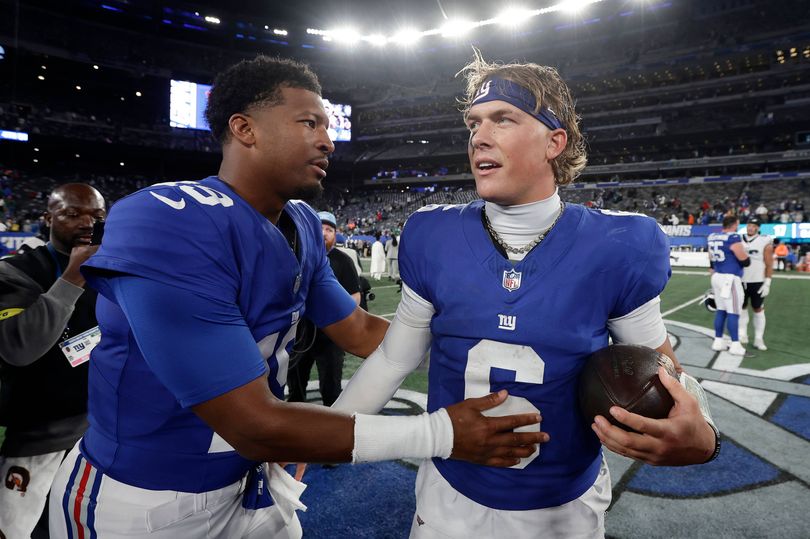 Giants star delivers powerful speech after Jaxson Dart Trump rally ...