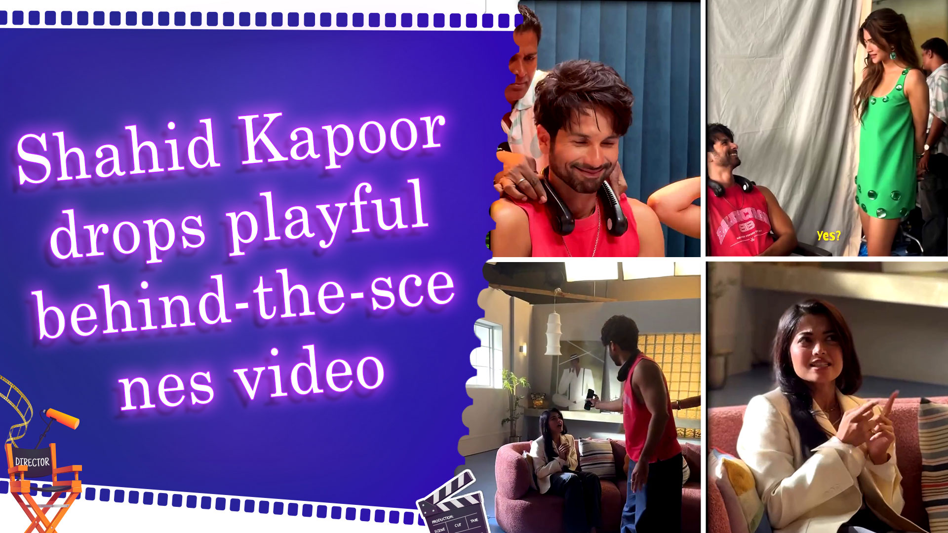 Shahid Kapoor shares BTS video of his ‘poop or softy?’ debate with ...