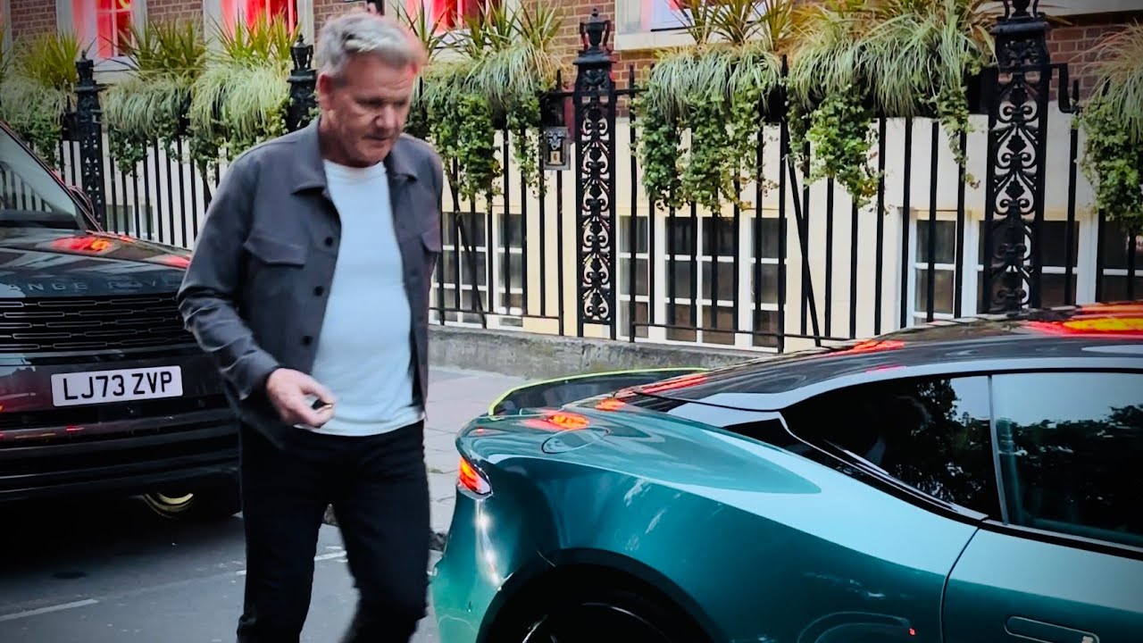 Gordon Ramsay caught driving his new Aston Martin DBS 770 Ultimate