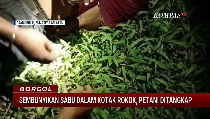 Sembunyikan sabu dalam kotak rokok, petani asal Lampung ditangkap di ...