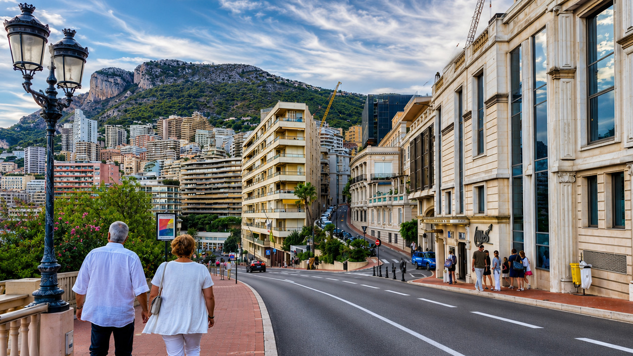 What Monte Carlo’s hillside streets look like