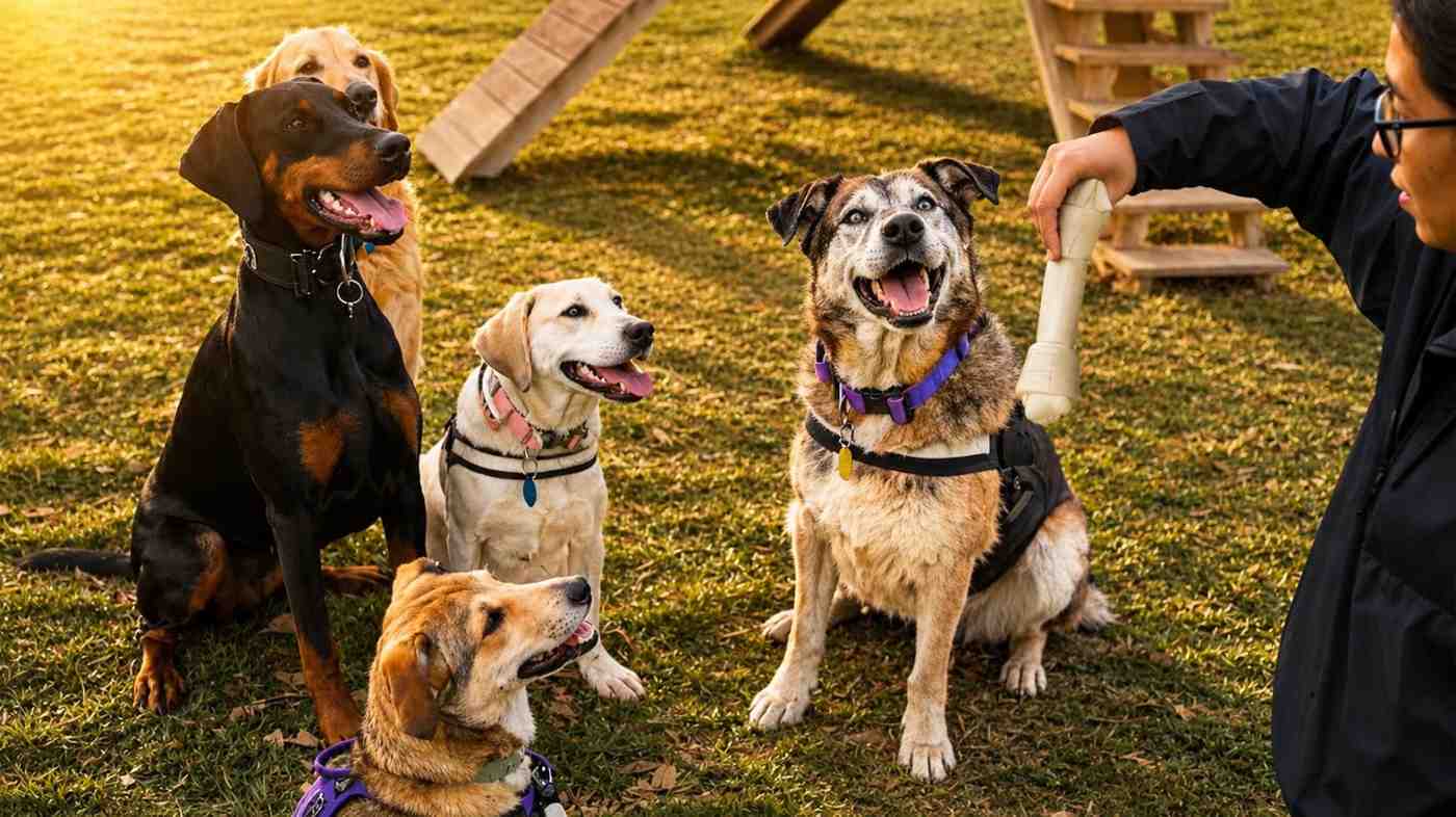 Giving these rescue dogs the best day of their lives