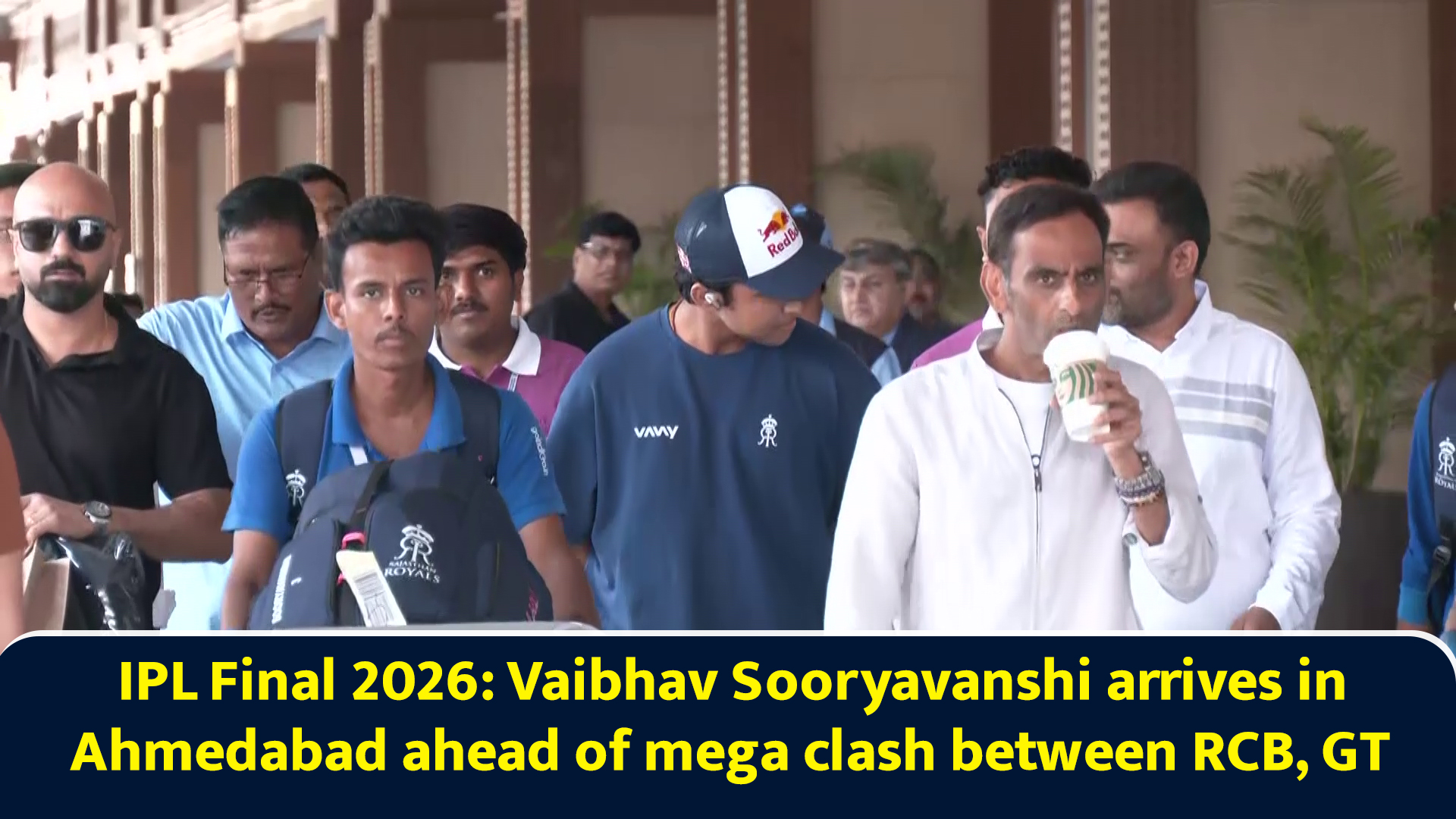 IPL final 2026: Vaibhav Sooryavanshi arrives in Ahmedabad ahead of mega ...