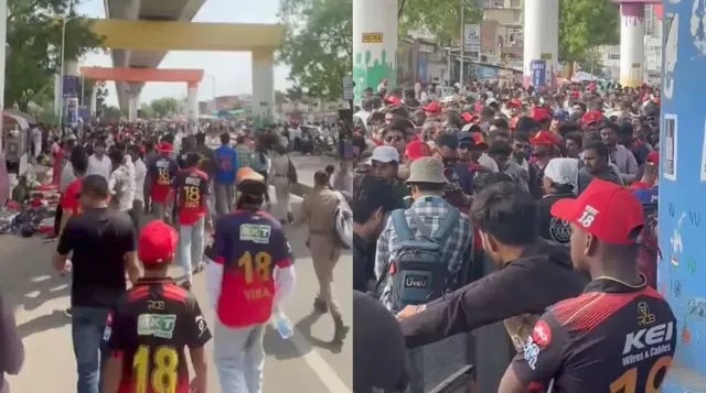 Watch: Virat Kohli's massive fan following on display as crowd floods ...