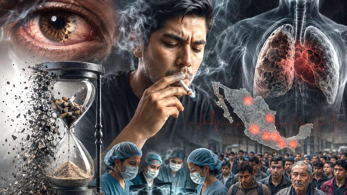 Fumar quema al menos 10 años de vida; la prevalencia no baja en México
