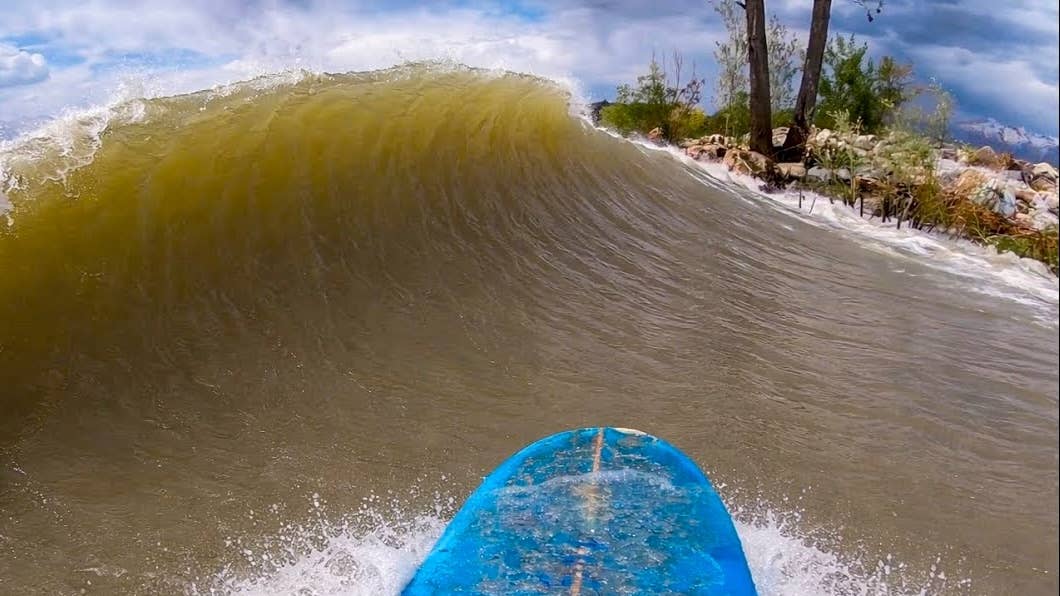 Utah’s ‘lone surfer’ hunts wind swell on tiny lakes and the video ...