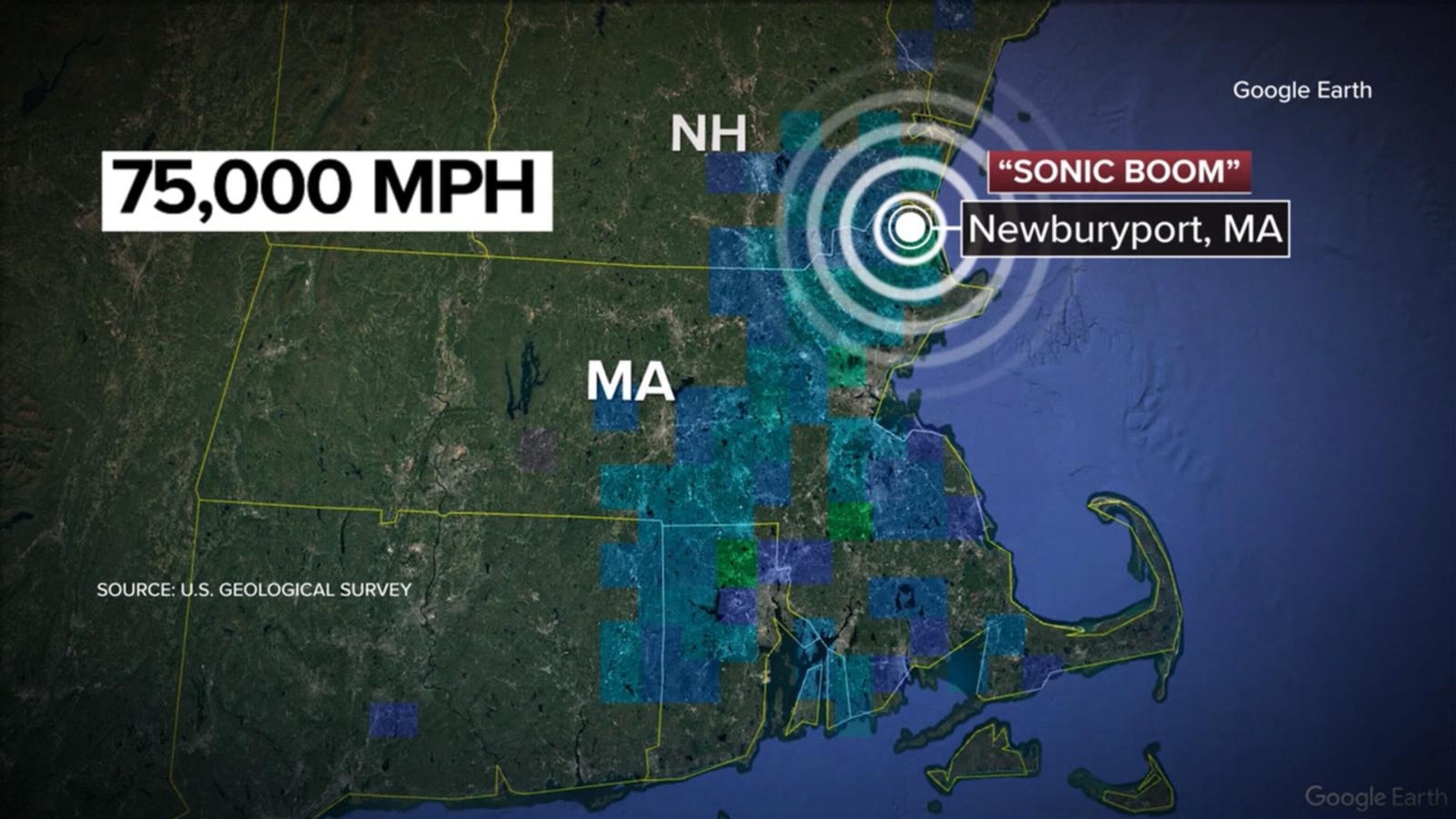 Massive boom shakes New England region