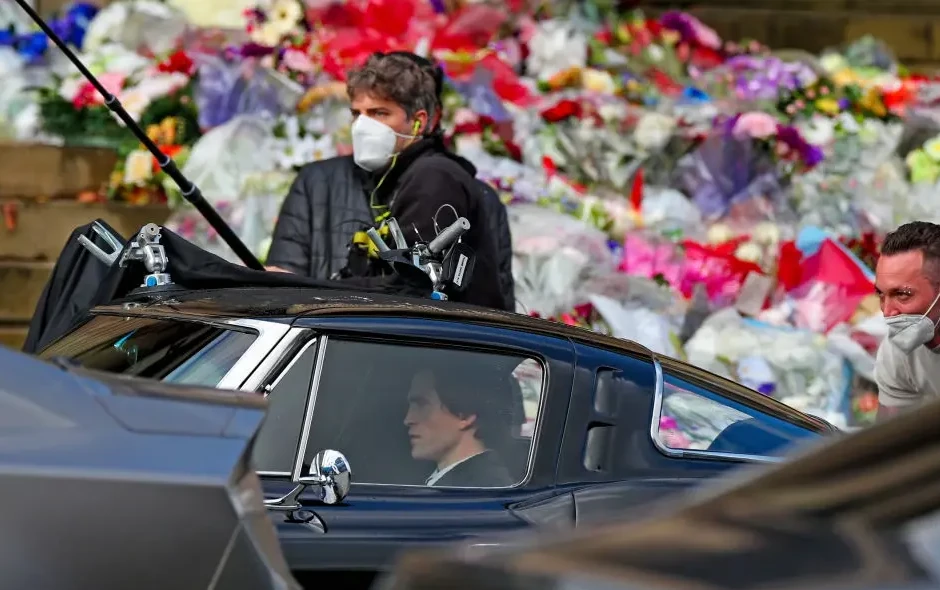 The Batman Part II set photos reveal blue logo shift