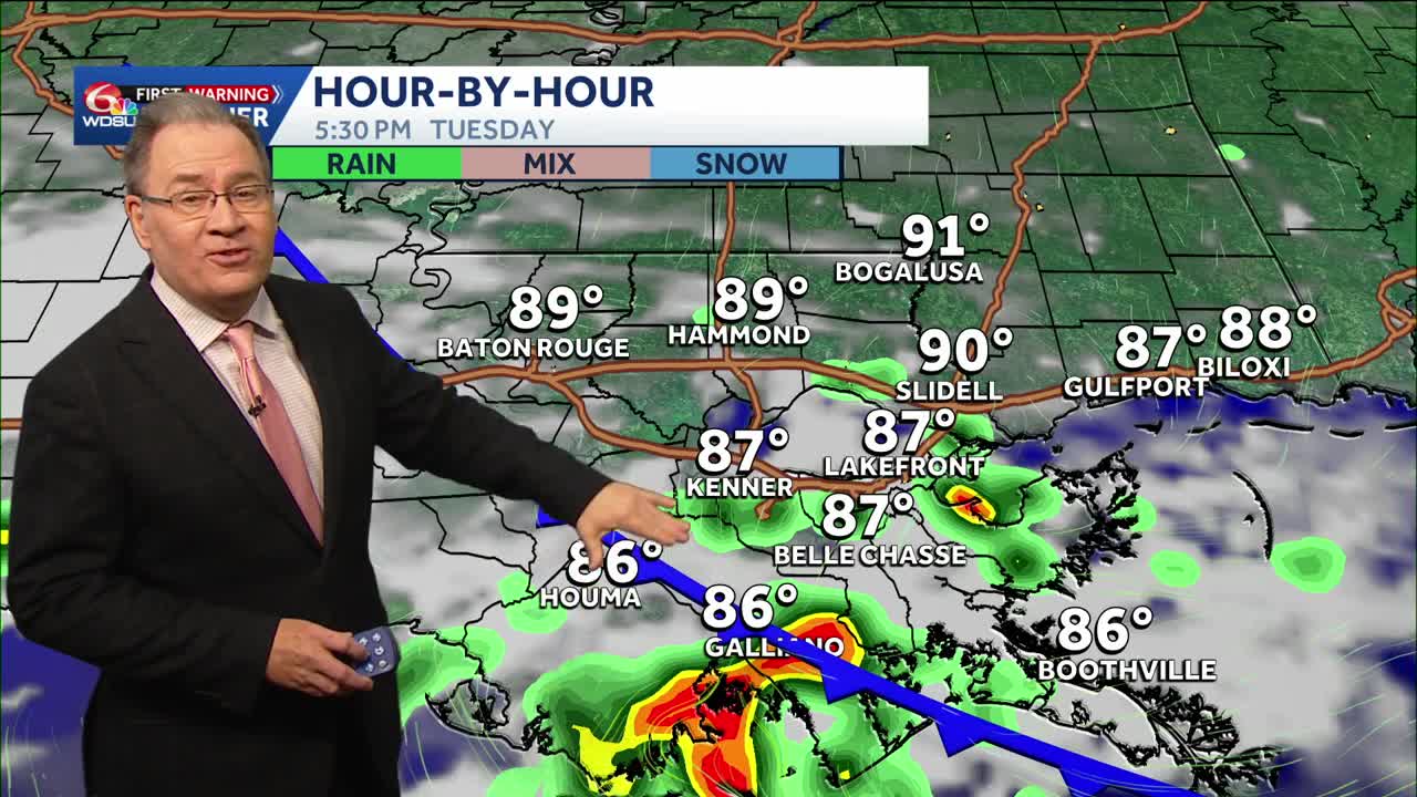Very warm Sunday; increasing rain chances next week