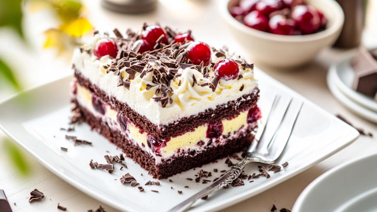Schwarzwälder Kirsch in der Puddingvariante