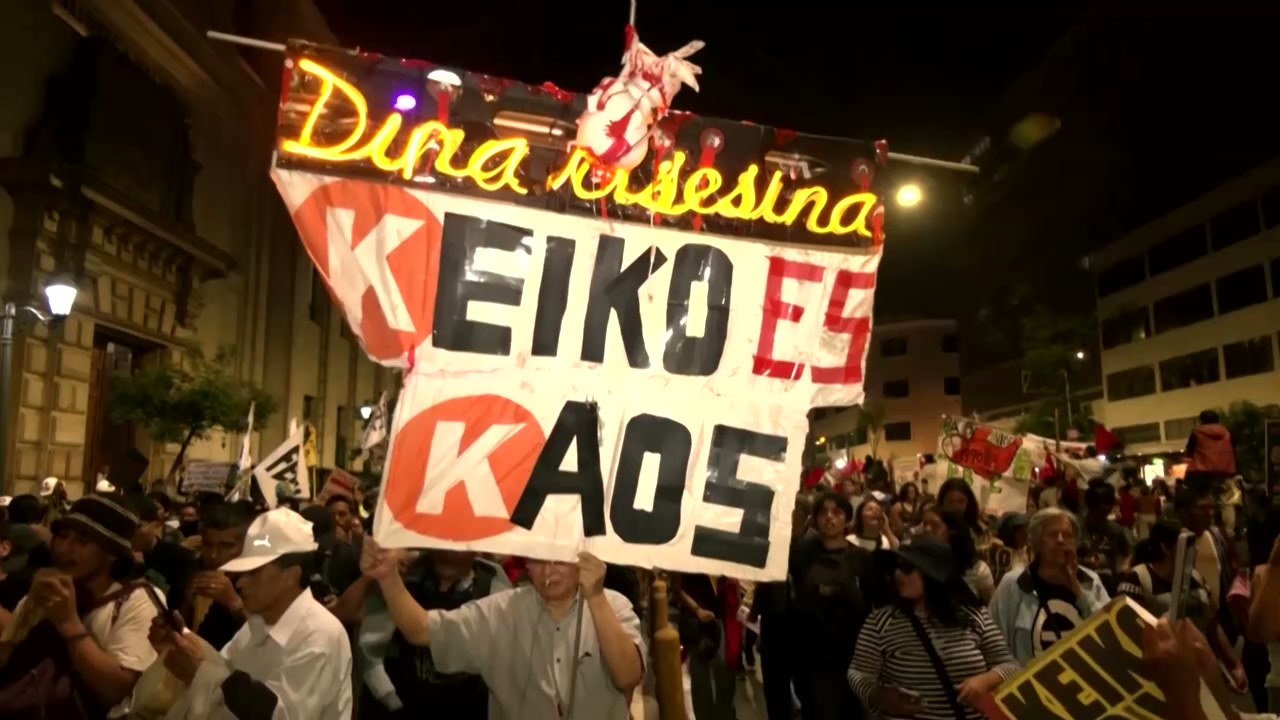 Thousands rally against Fujimori ahead of Peru presidential runoff