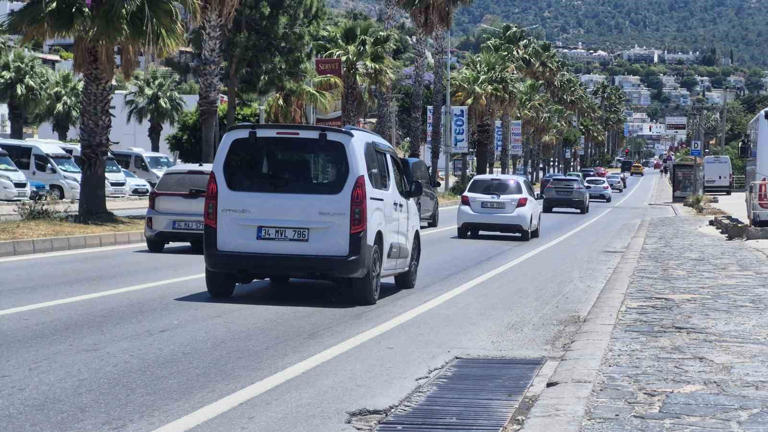 Bodrum’da 25 binden fazla araç çıkış yaptı