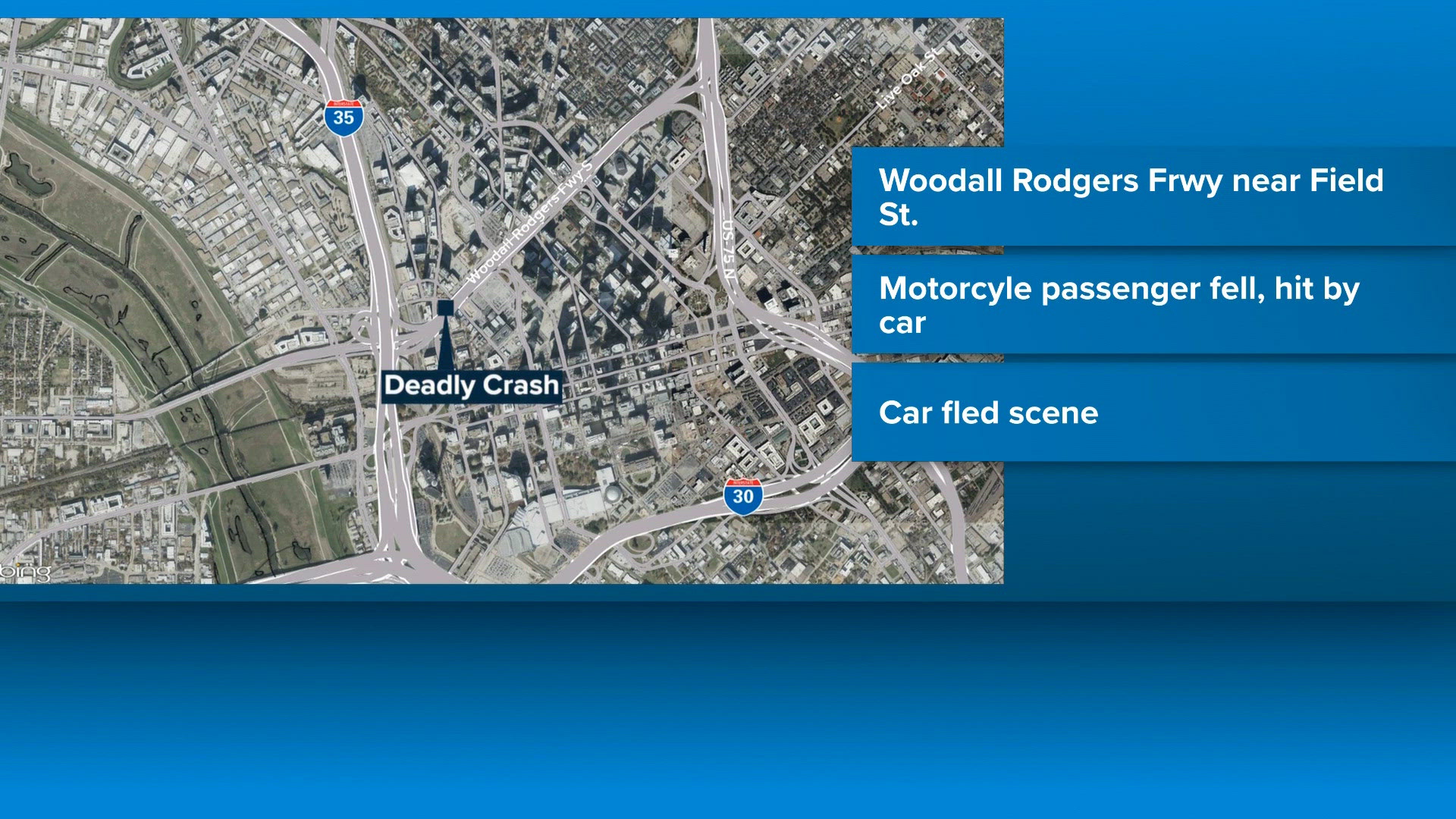 Motorcycle passenger killed after falling off bike, being hit by ...
