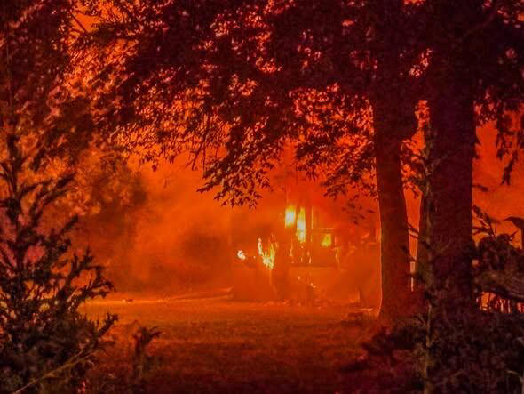 Home bursts into flames in Coahoma County, officials say