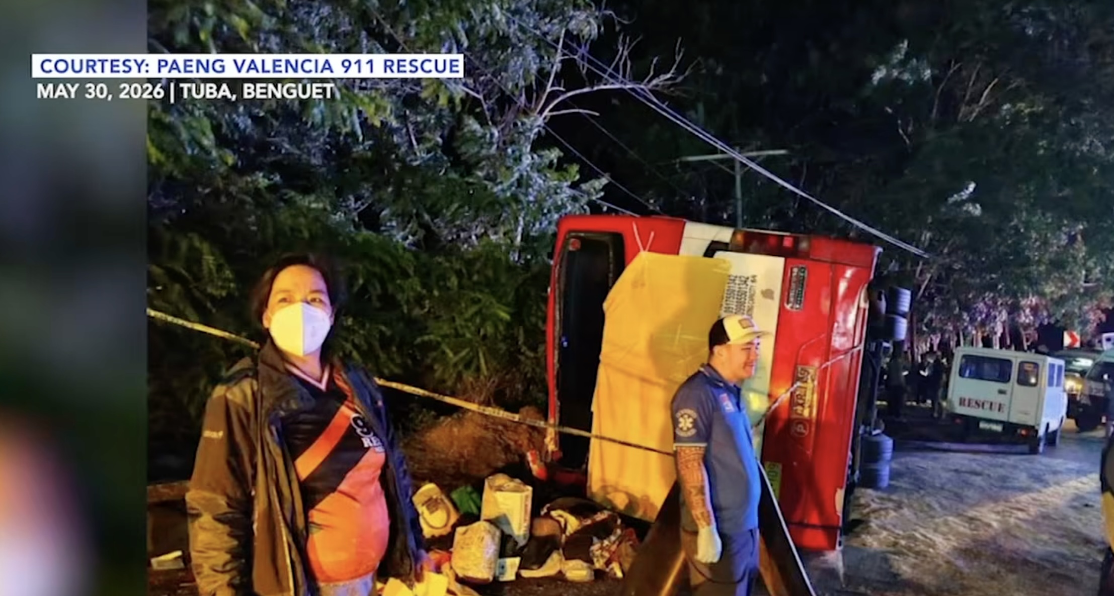 1 dead, 95 rescued as two buses collide in Tuba, Benguet