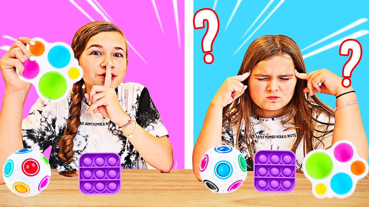 Fidget toys twin telepathy challenge | JKREW