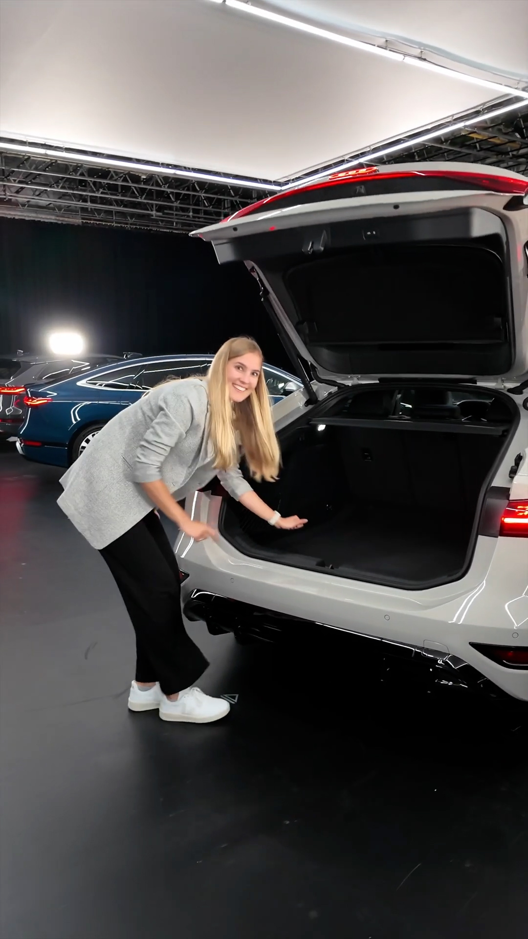 Le coffre de l’Audi A6 e-tron est vraiment pensé pour un usage quotidien