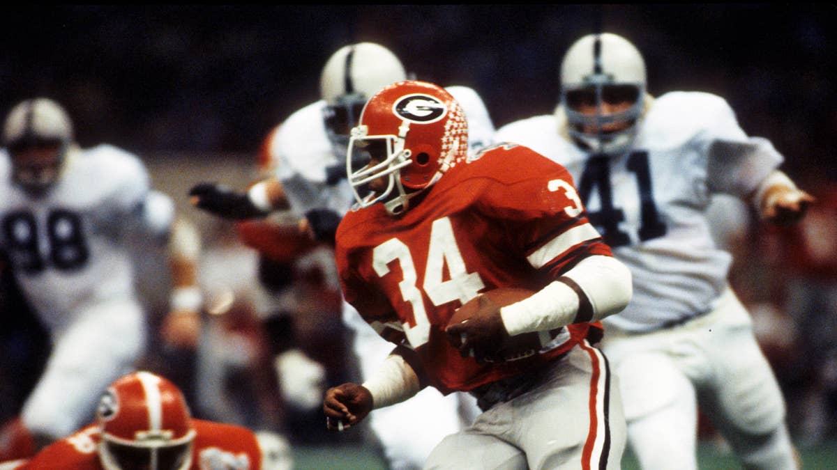5 greatest running backs in Georgia football history
