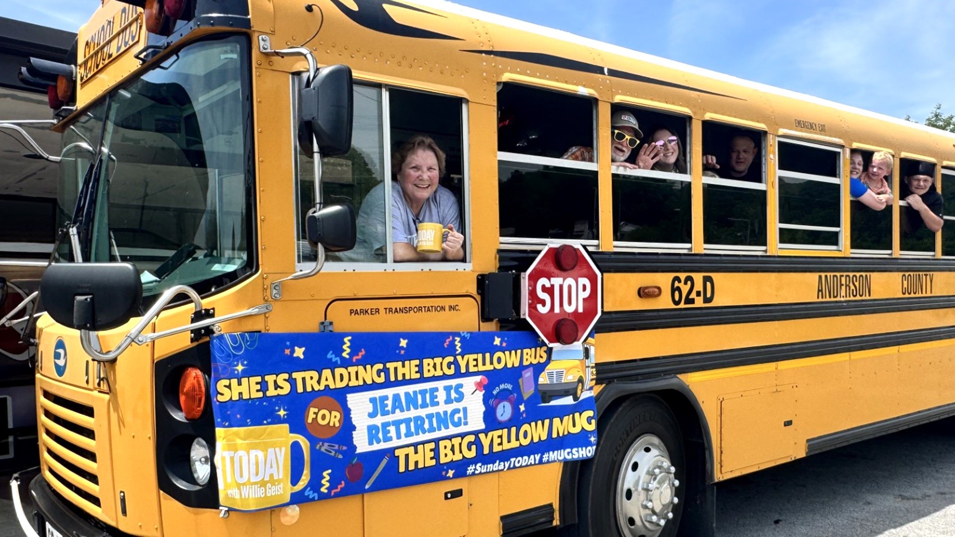 Fan trades in big yellow bus for big yellow Sunday TODAY mug