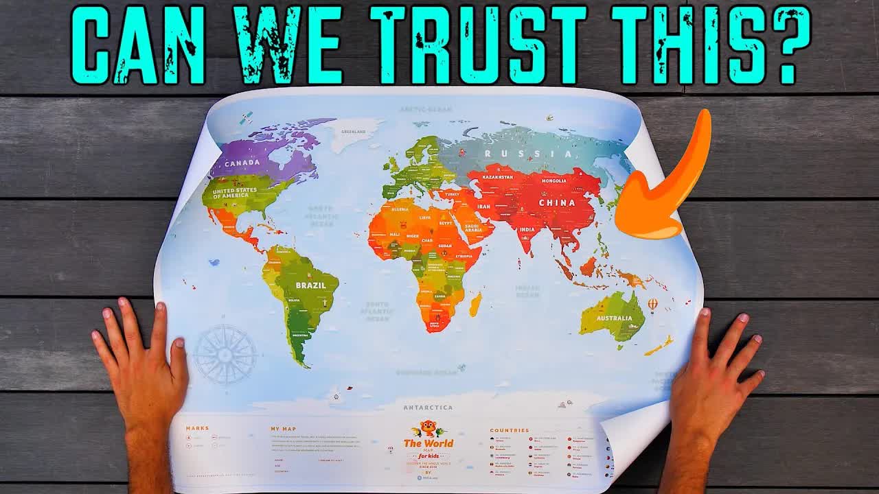 The world map is wrong?