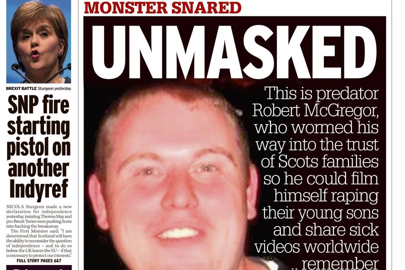 Angry mob chant as evil child rapist removed from Highland home