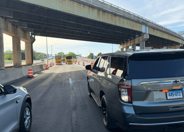 Gold Star Memorial Bridge new traffic pattern starts