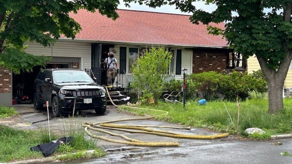 Oxygen cylinder blasts through Schenectady home wall after living room fire