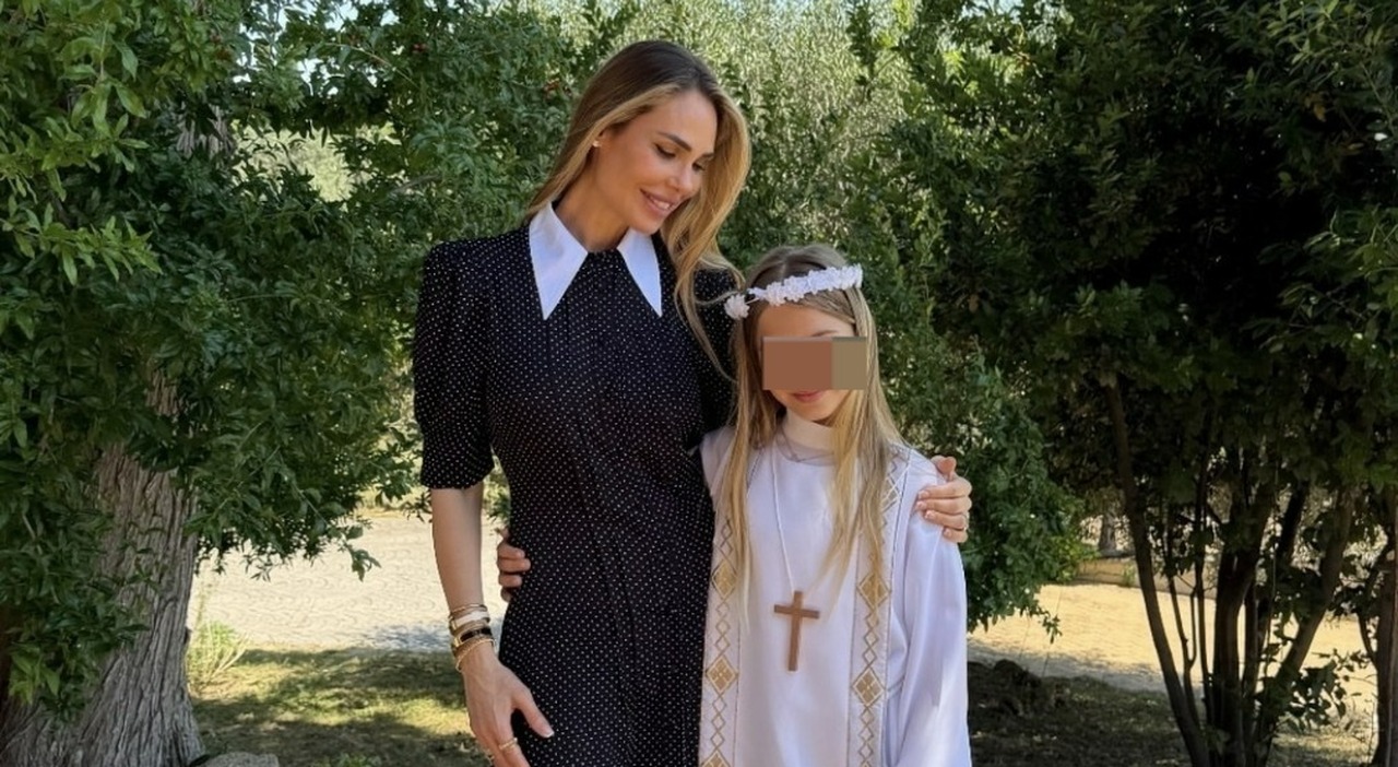 Comunione di Isabel Totti: due feste separate per la figlia di ...