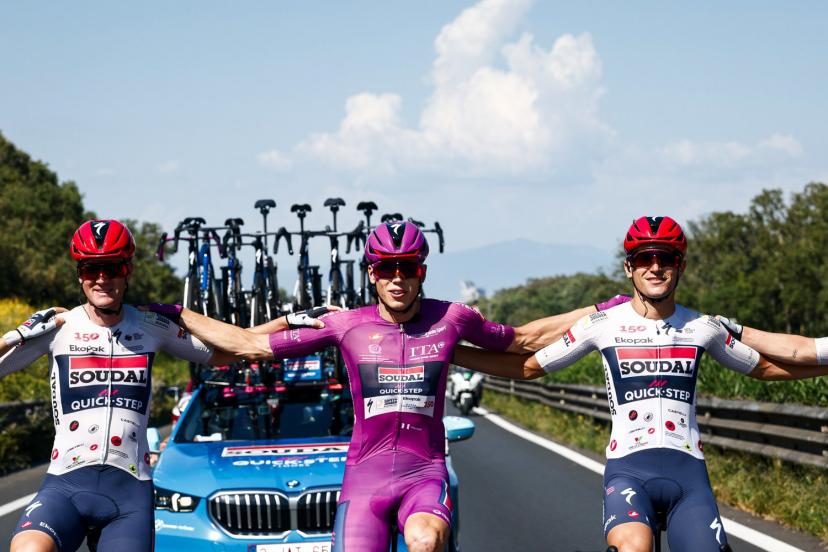 Magnier repart avec le maillot cyclamen