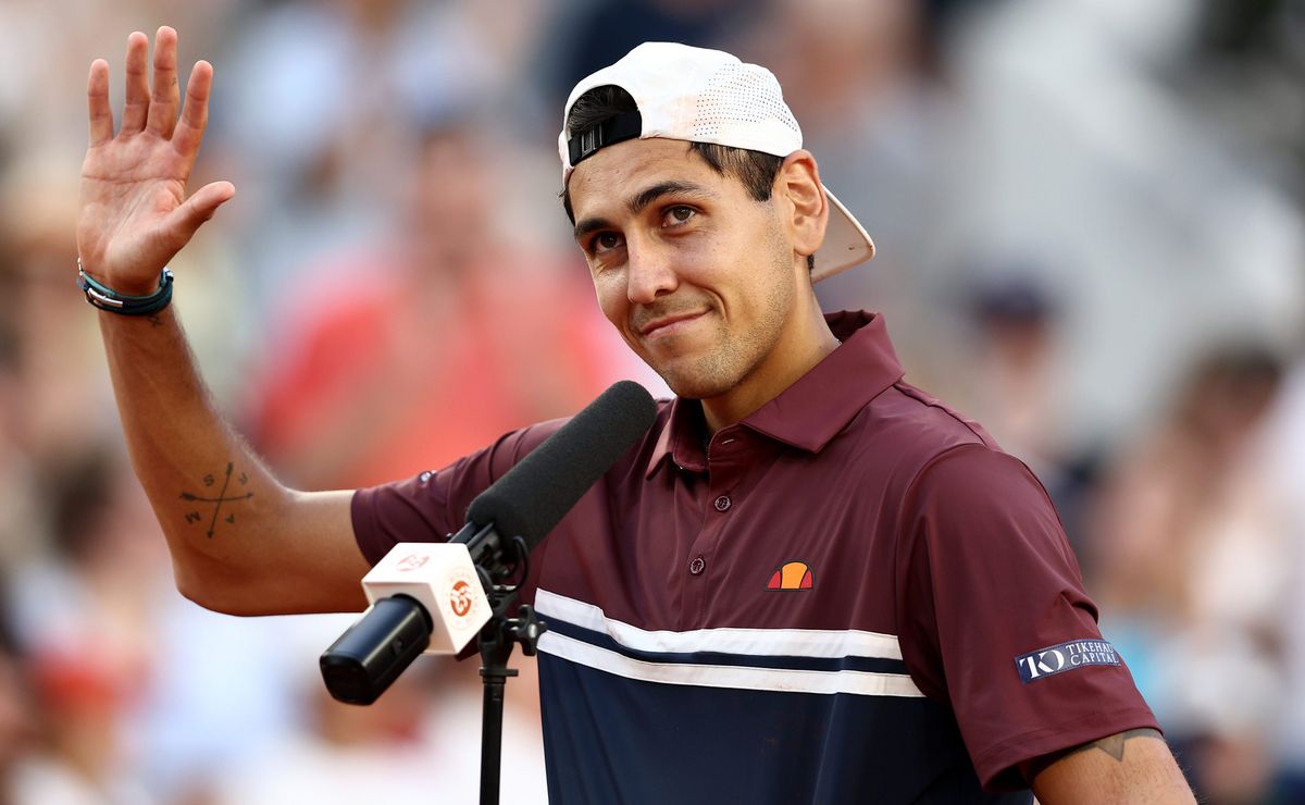 Alejandro Tabilo sueña en grande en Roland Garros: "Está todo permitido"