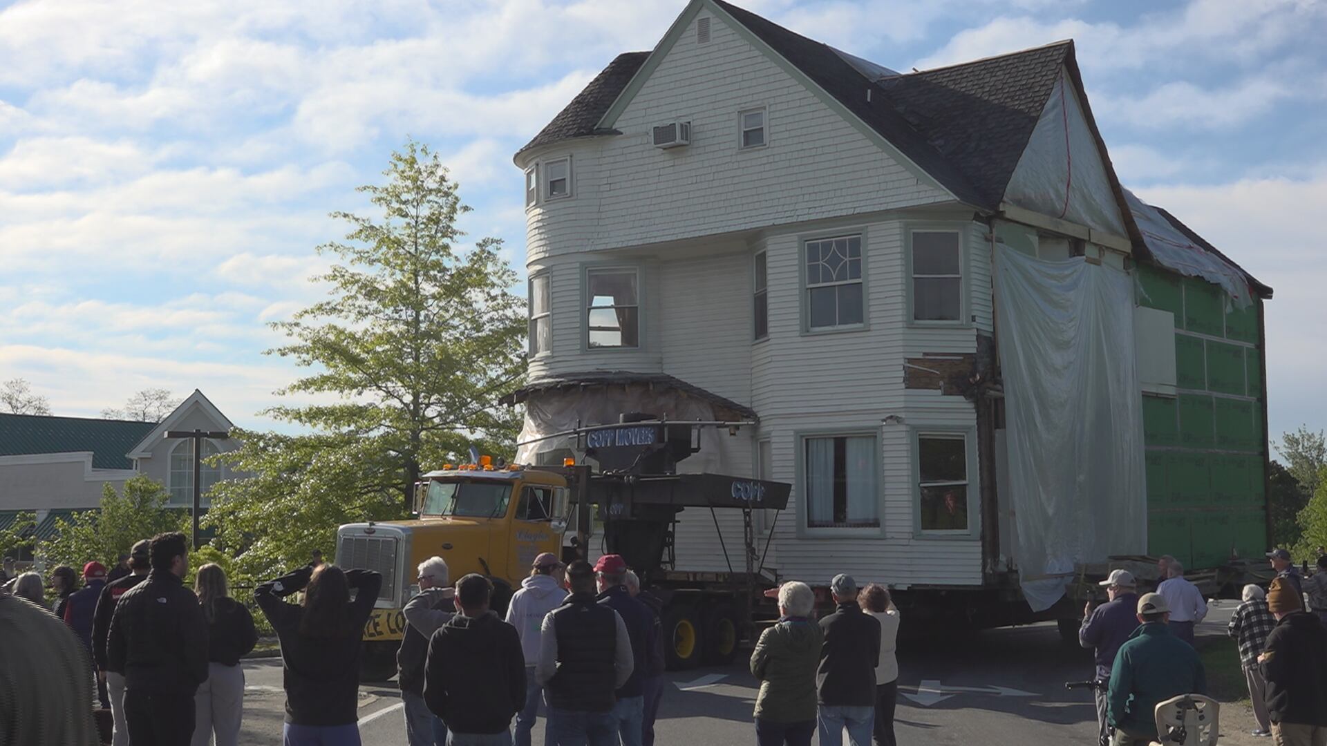 125-year-old Augusta home transported to new location, saved from ...