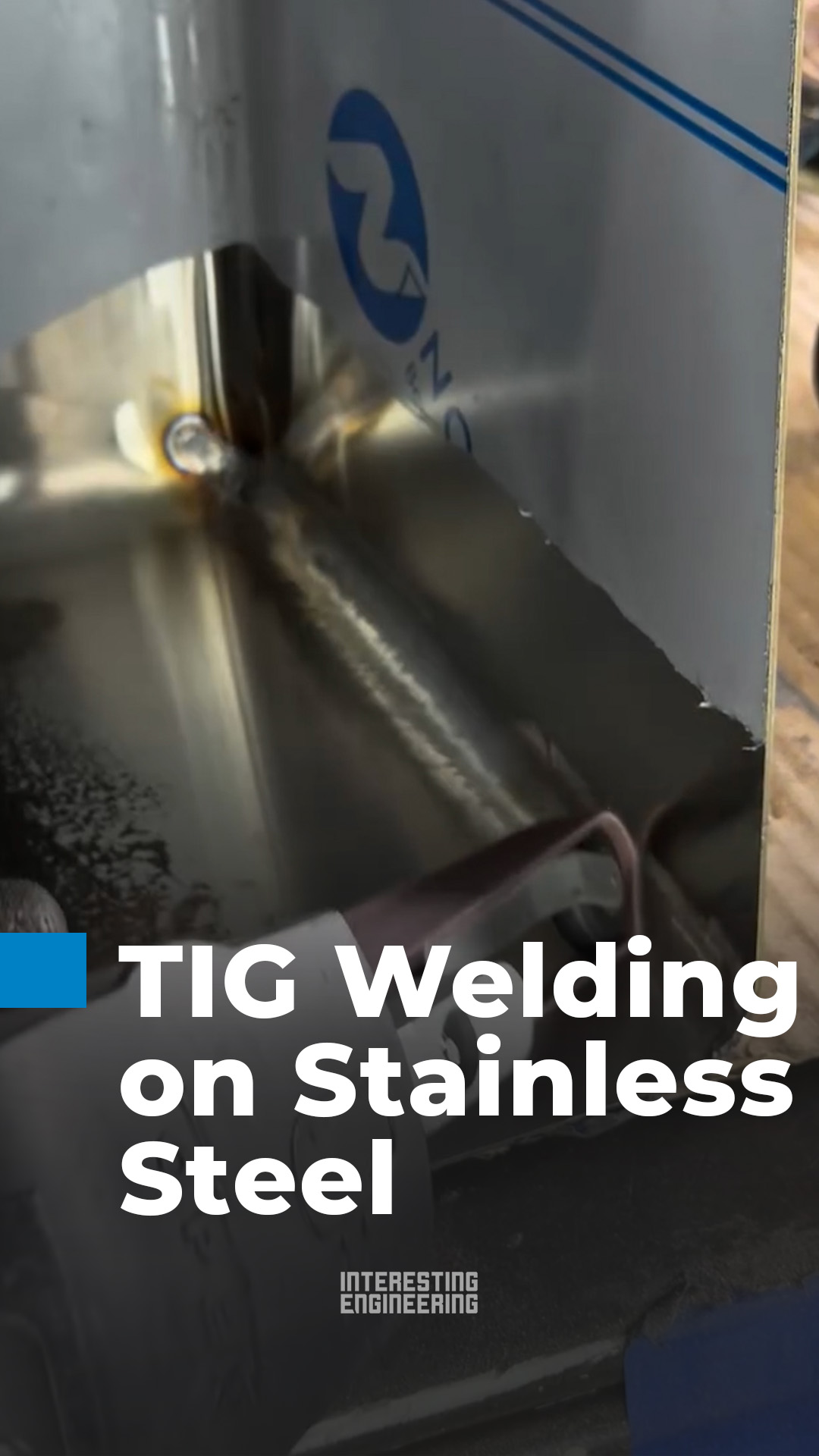 Polishing stainless steel welds to a mirror finish
