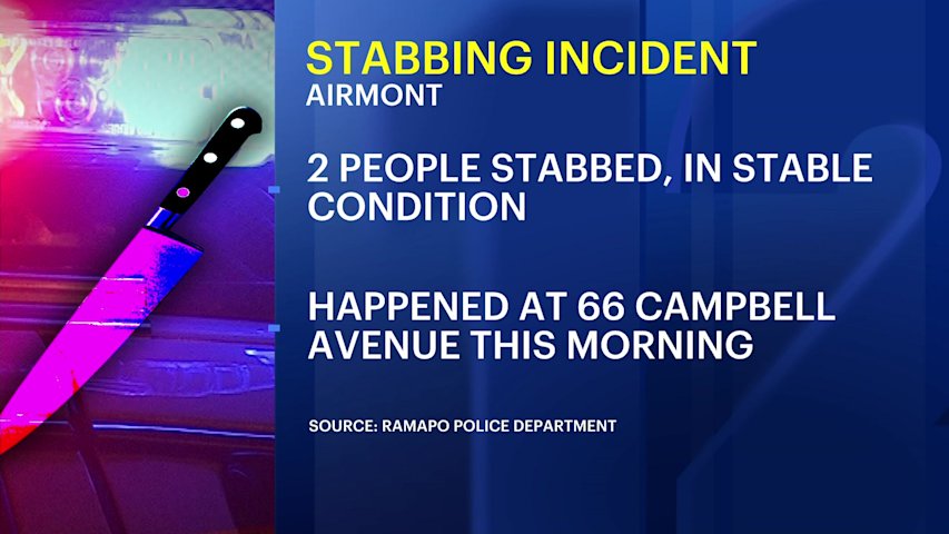 Police investigating stabbing of two people in Airmont