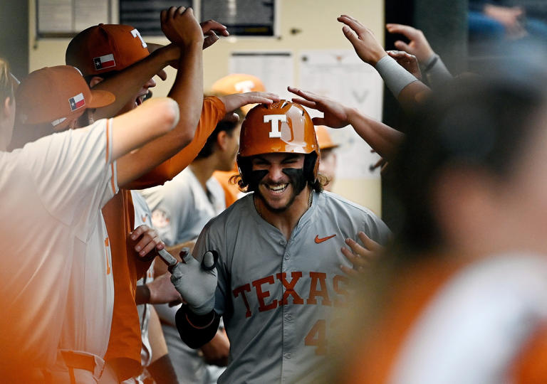 Of Aiden Robbins is thriving for Texas baseball in Austin Regional