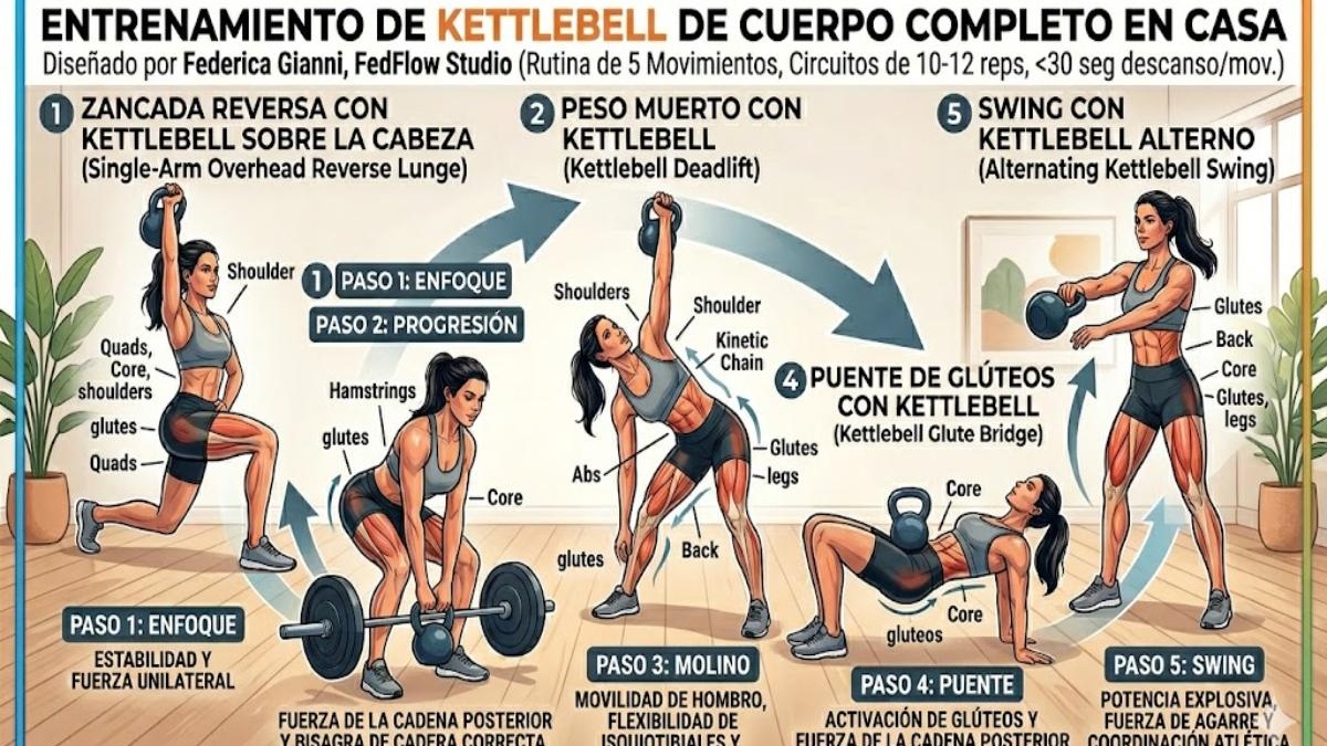 Are you missing out on full-body strength? Try this 5-move kettlebell ...